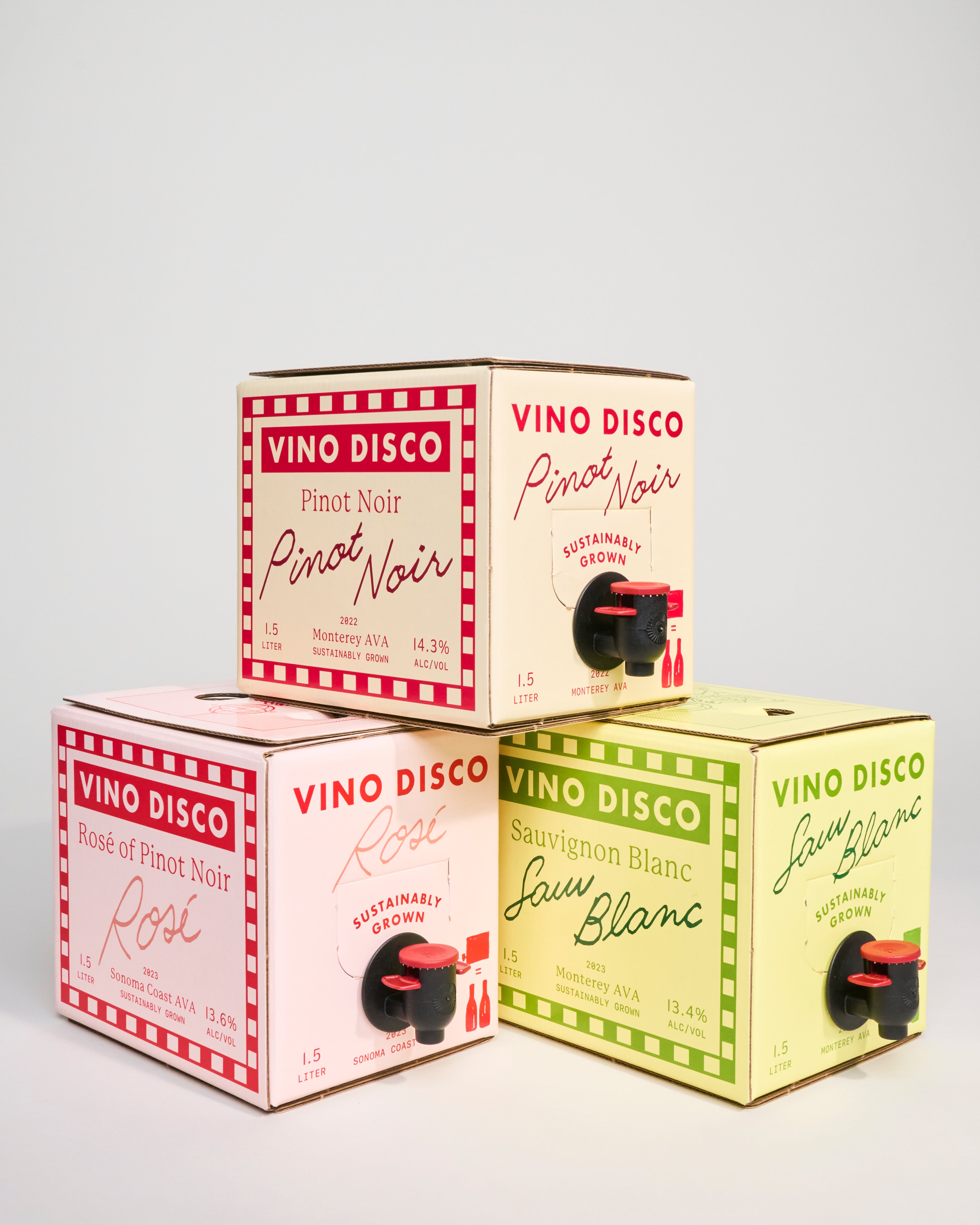 Trio Pack – Vino Disco Boxed Wine